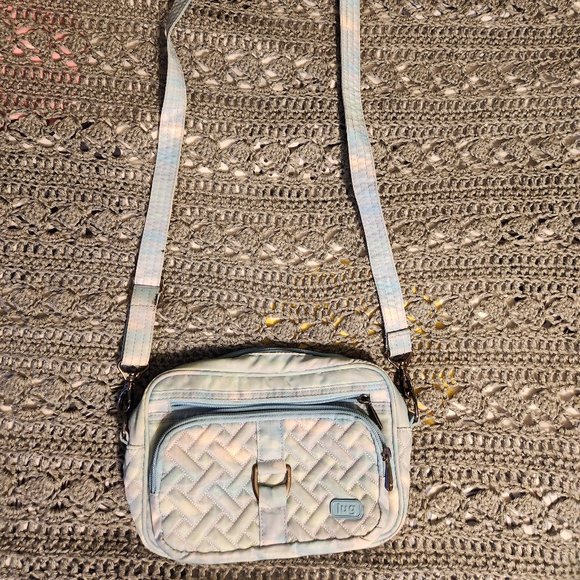 lug | Bags | Lug Carousel Sky Blue Convertible Crossbody | Poshmark